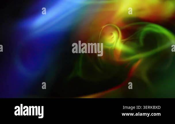 Smoke with Colorful Lighting Background Bright Stock Video Footage - Alamy