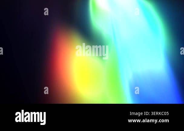 Aurora Animation Colorful on Black Background Stock Video Footage - Alamy