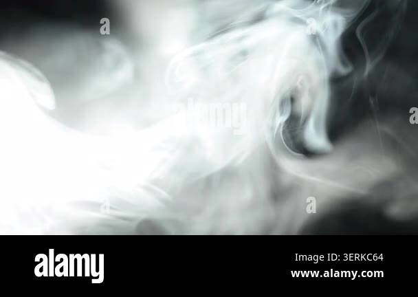 White Smoke Approaching Background Stock Video Footage - Alamy