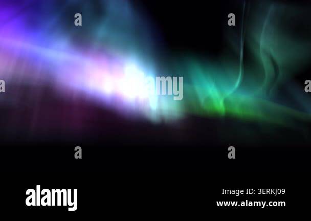 Northern Lights Magical Ballet Aurora Animation Background Loop Stock ...