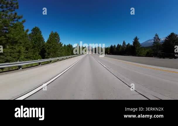 Northern California Shasta Freeway 5 North Weed to Mt Shasta 05 Rear ...