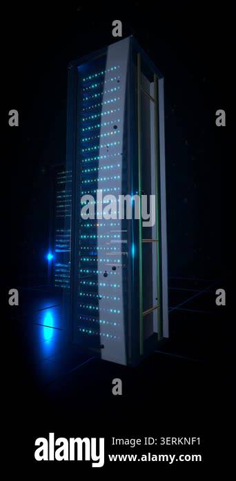 Focusing in on a critical network node. The extreme detail highlights ...