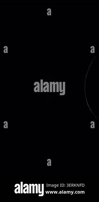 Portrait orientation animation of the dramatic camera movement pulling ...