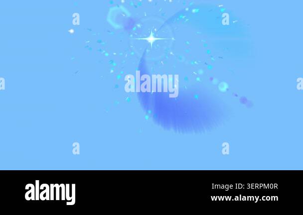 High-quality seamless loop video featuring dynamic particle flares in ...