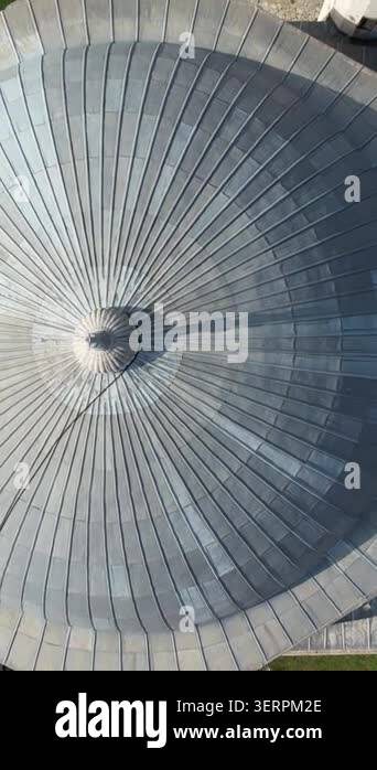 Overhead view of Mustafa Pasha Mosque in the center of Skopje, the ...