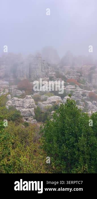A mystical morning walk through the rocky landscapes of Torcal de ...