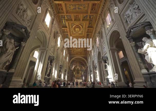 October 8, 2023. Rome. Italy. Basilica di San Giovanni in Laterano ...