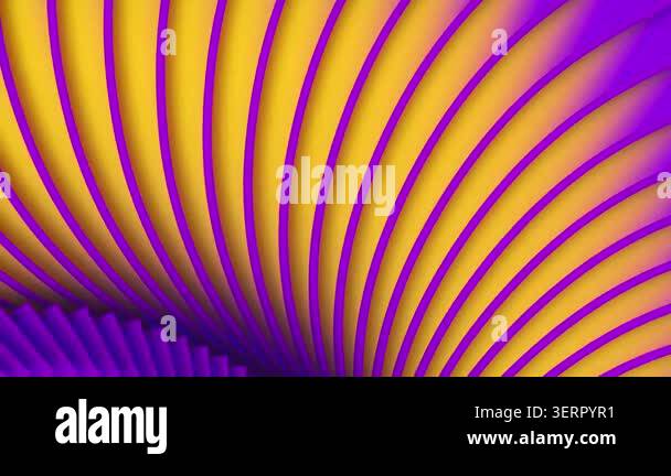 Vibrant 3D background with smooth moving curved plates. Abstract ...