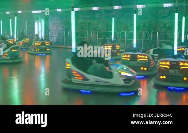 May 1, 2026. Munich, Germany. Traditional dodgems ride at dynamic ...