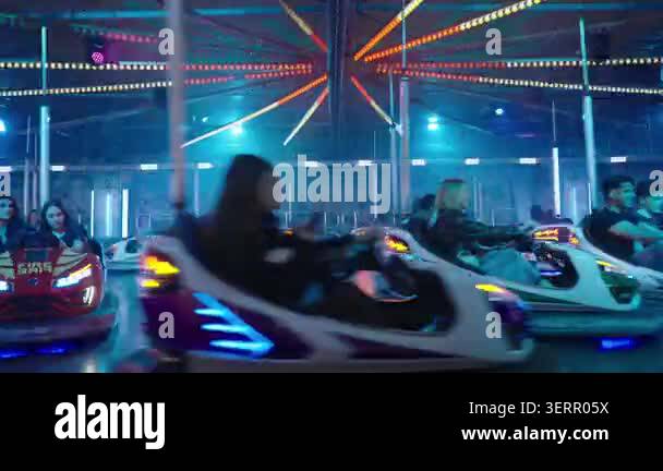May 1, 2026. Munich, Germany. Exciting dodgem ride experience at ...