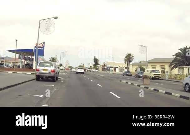 November 20, 2014 - Swakopmund, Namibia: A road-level view shows ...