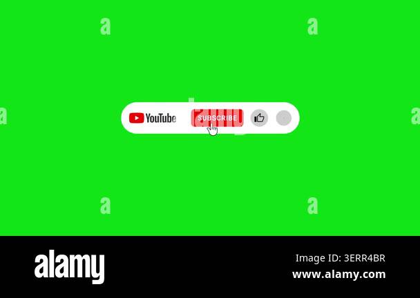 red icon of subscribe button on black background Stock Video Footage ...
