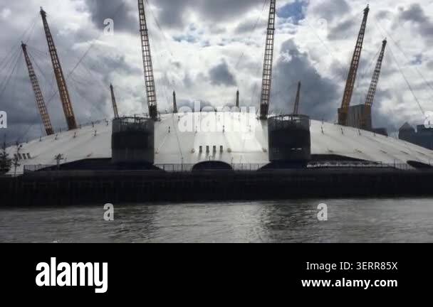 11/10/2025: Stock video footage of the O2 Arena (Millennium Dome) in ...