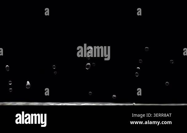 Clear water drop splash - crown splash visual effect Stock Video ...