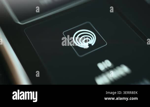 Biometric authentication option accessed by user, prompt for a ...