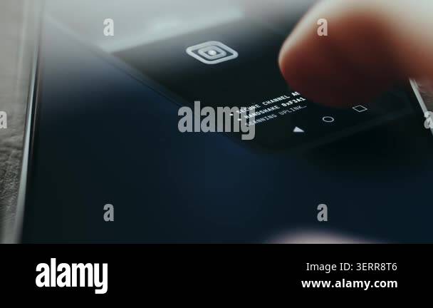 Mobile phone scanning an NFC tag Stock Video Footage - Alamy