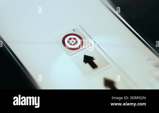 Bullseye target with arrows pointing inward, success and goal ...