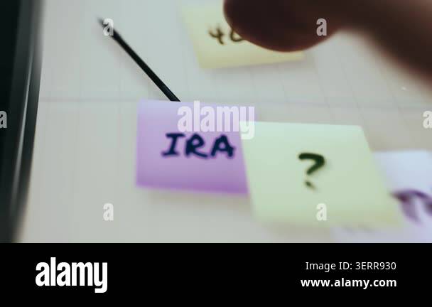 Animated graphic representing retirement financial planning concept ...