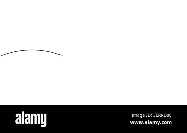 Self-drawing one line art of brain representing artificial intelligence ...