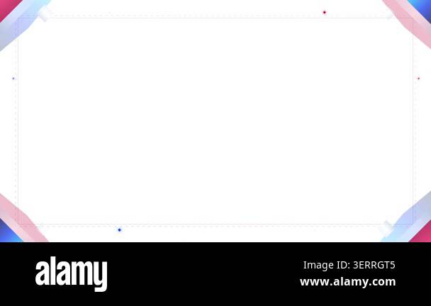 Geometric Celebration Frame Animation with Modern Decorative Corners ...