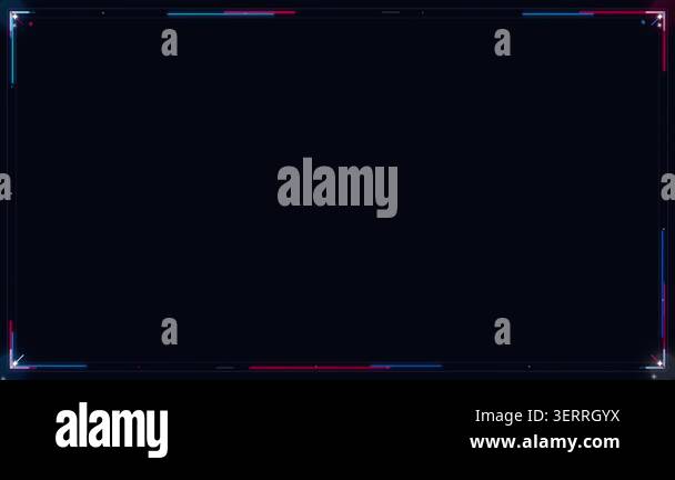 Animated Celebration Frame Border with Decorative Corner Spark ...