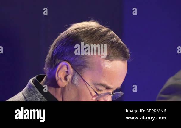 Two Politicians Pistorius and Fedorov speak at a press conference stand ...