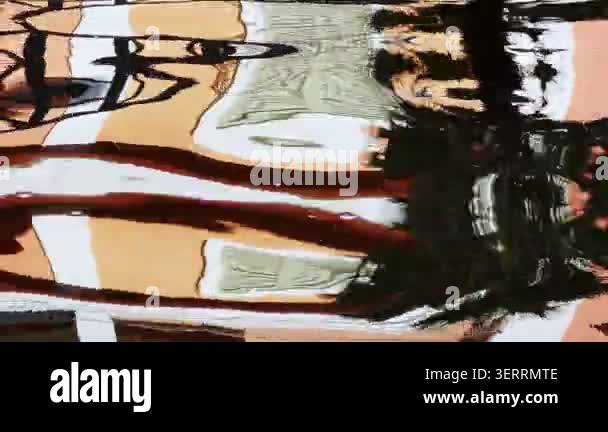 Colorful Reflection on Water Surface Video Stock Video Footage - Alamy