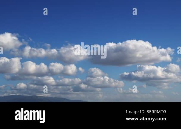 Clear Bright and Soft Clouds Time Lapse Stock Video Footage - Alamy