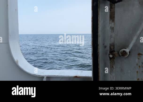 The Sea Water inside The Ferryboat Stock Video Footage - Alamy