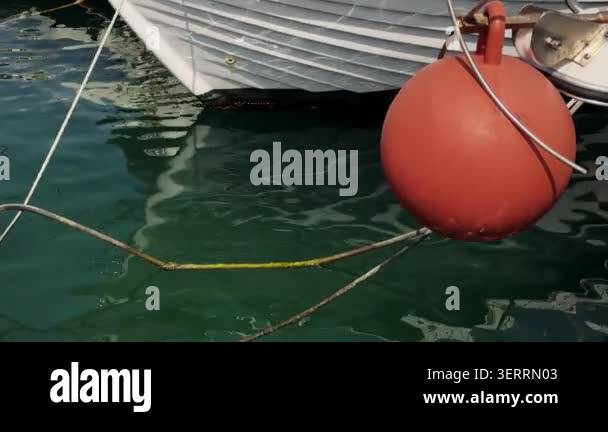 Boat and the Sea Water in a Dock Stock Video Footage - Alamy