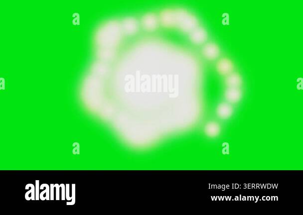 Spinning Glowing Particle Trail on Green Screen Chroma Key Stock Video ...