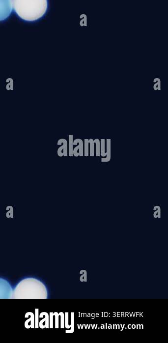 Abstract Symmetrical Blue and White Bokeh Light Animation Stock Video ...