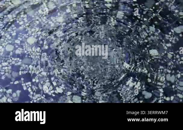 Small Water Fountain Splash Drops in Public Pool Stock Video Footage ...