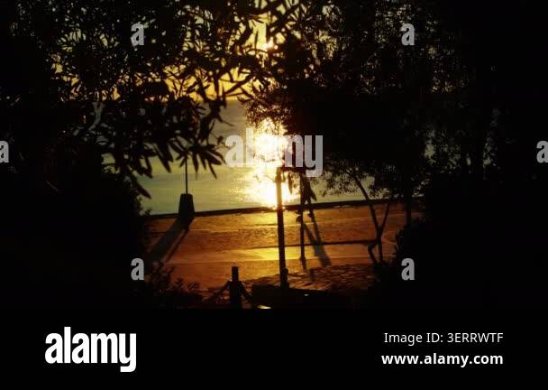 People Silhouette near the Seaside and Morning Sunrise Light in Turkey ...