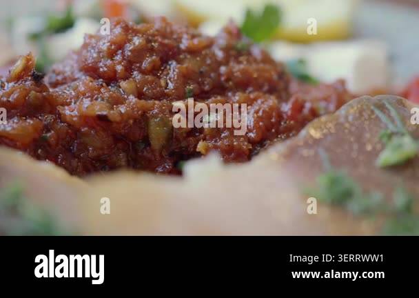 homemade tomato-based condiment, similar to a salsa or chutney Stock ...