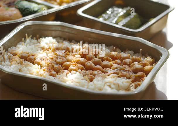 Nohutlu Pilav, a popular Turkish comfort food consisting of rice cooked ...