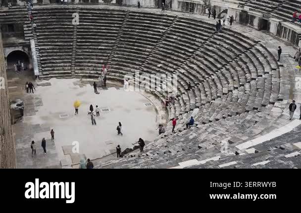 turkey Aspendos 20 july 2025. ancient Roman theater located in Aspendos ...