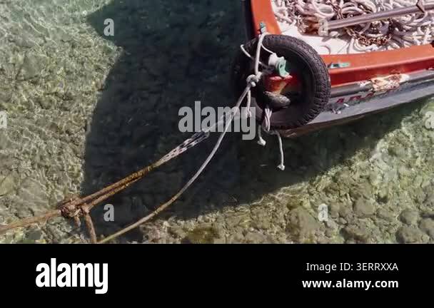 Fishing Boats on Pure Sea Water Stock Video Footage - Alamy