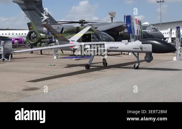 Singapore-3rd Feb 2026.the Airbus SIRTAP tactical unmanned aerial ...