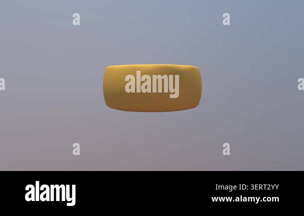 Rotating a 3D object. 3D ring on the abstract background Stock Video ...