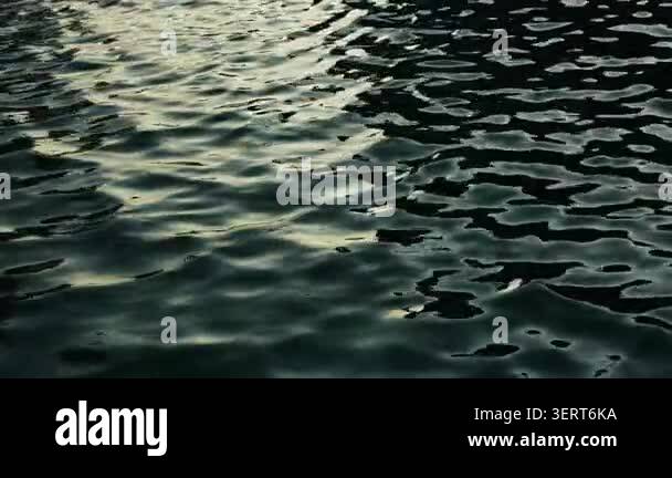 The Pure Sea Water Surface and Reflection Stock Video Footage - Alamy