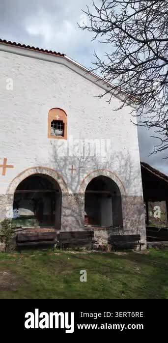 Medieval Churilovo monastery dedicated to Saint George, known as ...