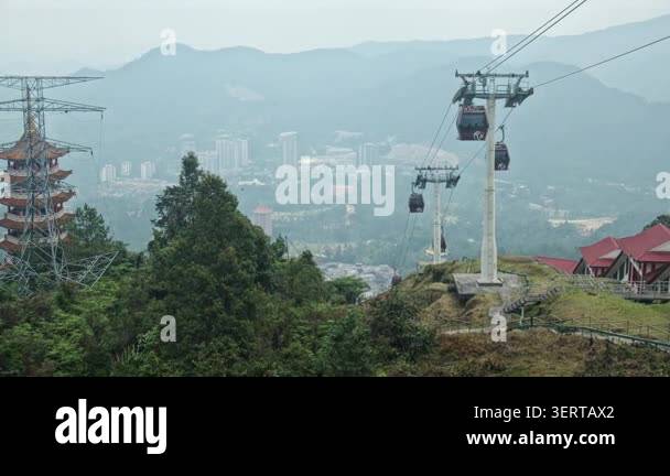 Genting Highlands, Pahang, Malaysia- April 9 2024: Genting sky worlds ...