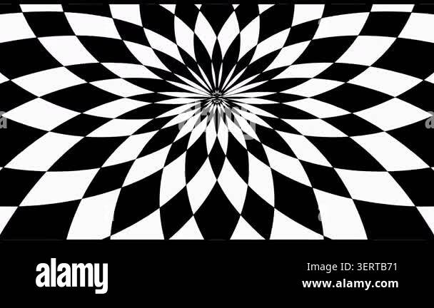 Hypnotic optical illusion effect background Stock Video Footage - Alamy