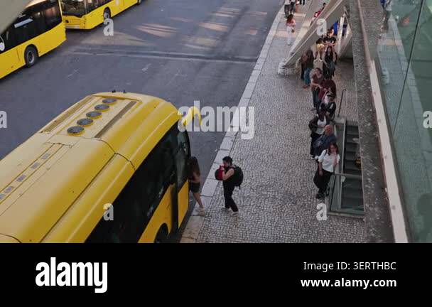 16 JUNE 2026 - Lisbon, Portugal - Oriente Station - Crowds gather at a ...