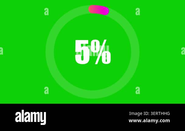 100% progress circle animation with teal-cyan-blue gradient on solid ...