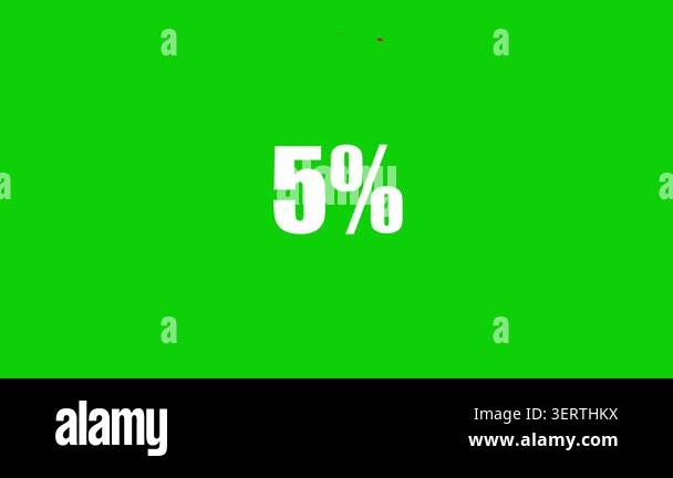 red circular progress indicator shows 100% filled on green screen ...