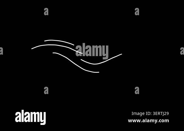 Dynamic hand drawn speed lines on black background. Energetic comic ...