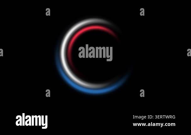 Seamlessly looping abstract digital animation featuring a vibrant red ...
