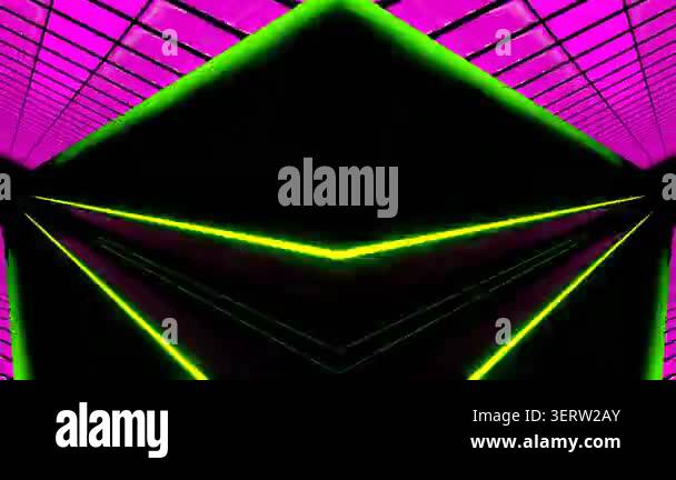 Exciting VJ loop on an abstract background with smooth flowing images ...